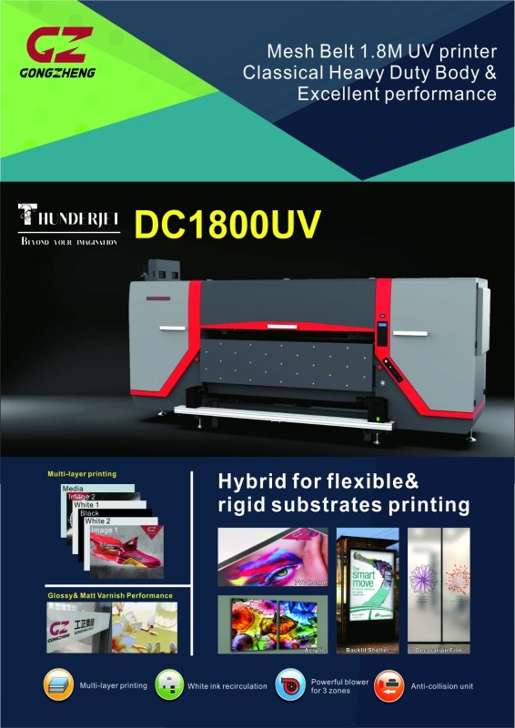 THUNDERJET DC1800UV | Prodigital Dijital Baskı Makineleri